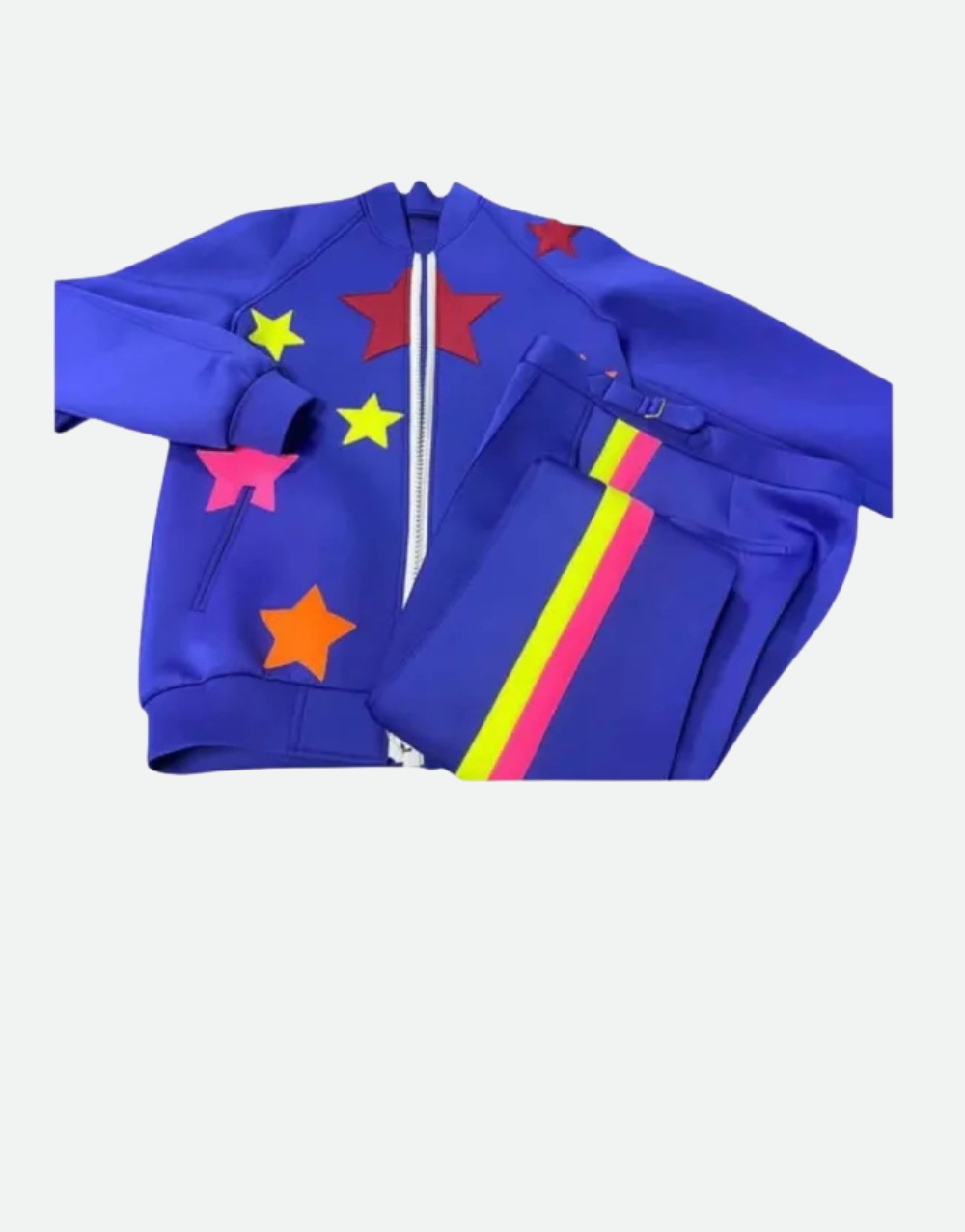 StarStruckCollection | Stardust ‘Blue & Neon Star’ Tracksuit